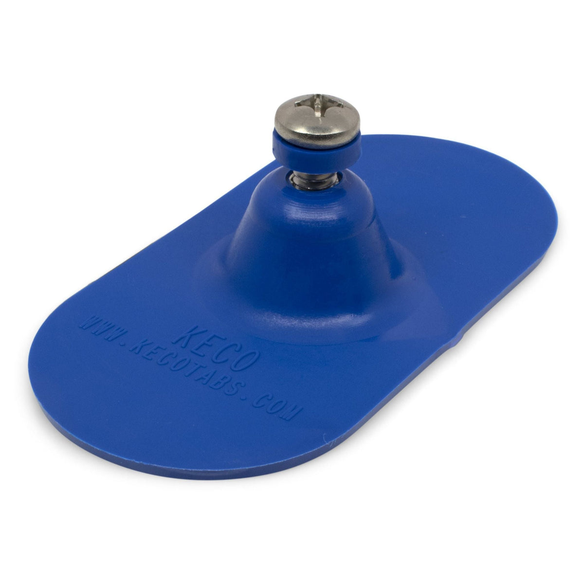 SuperTab® 2 x 4" Blue Smooth Oval Large Damage Collision Tabs — Keco ...